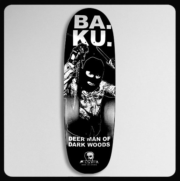 10" x 32 1/2" BA. KU. DMODW Damned Jacket Football – Skull Skates